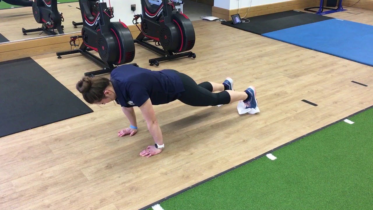 Slider Knee Tucks - YouTube
