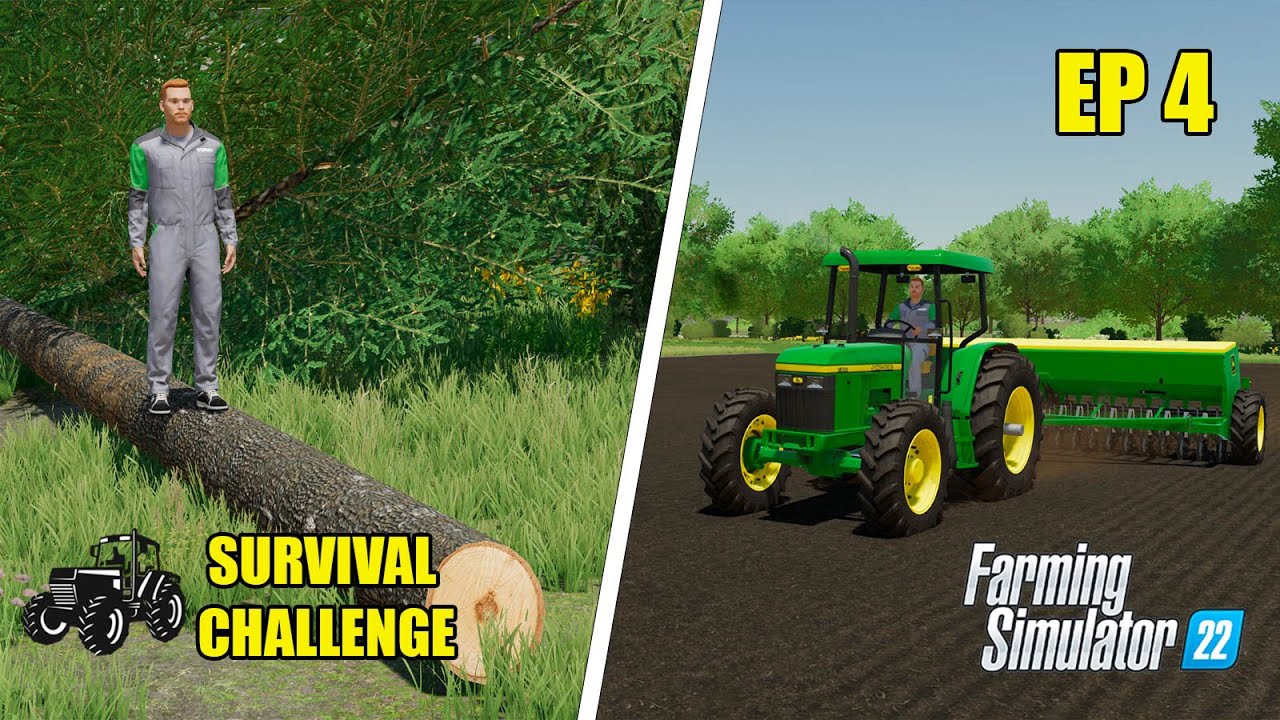 BUILDING A FARM FROM SCRATCH | Survival Challenge - Episode 4 - YouTube