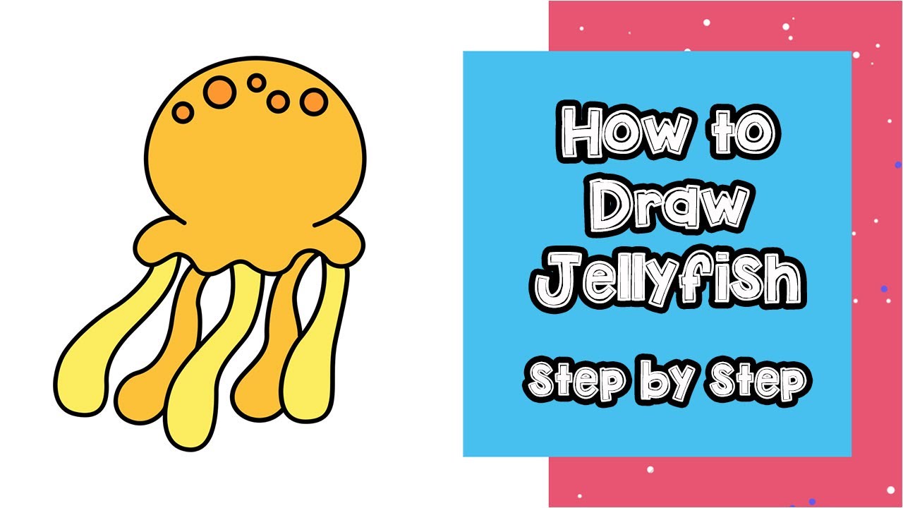 How to Draw Jellyfish | Drawing Jellyfish by Nifty Toy Art - YouTube