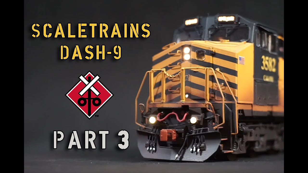 Building A ScaleTrains Dash 9 Pt 3 | Weathering & Reassembly - YouTube