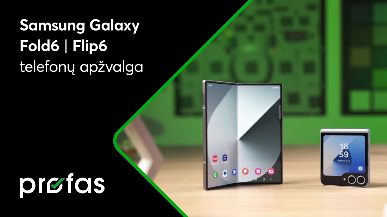 Samsung Galaxy Fold6 | Flip6 apžvalga - YouTube