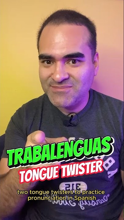 Practice PRONUNCIATION in Spanish. Tongue-twister challenge. Learn ...