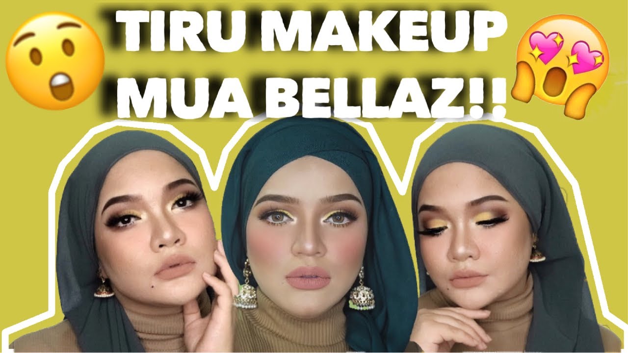 TIRU MAKEUP MUA BELLAZ !! (Makeup Tutorial) - YouTube