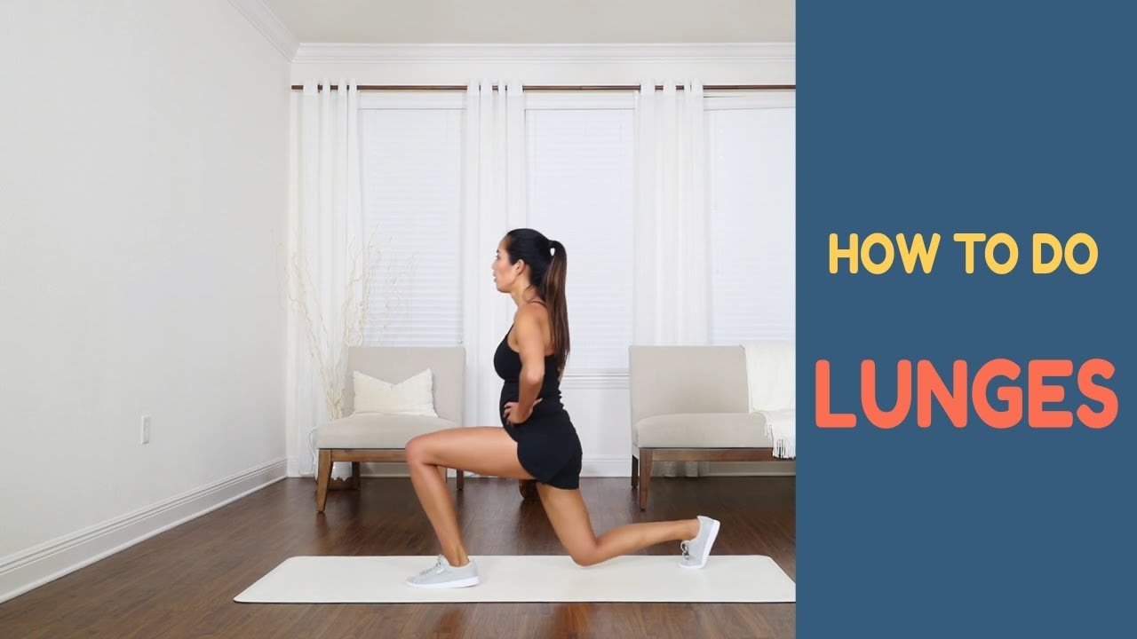 How to do: Lunges - YouTube