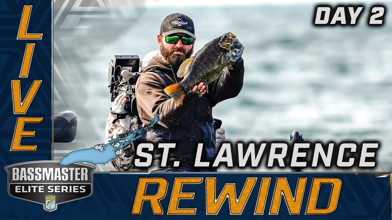 2024 Bassmaster Elite Series LIVE at St. Lawrence — Day 2 - YouTube