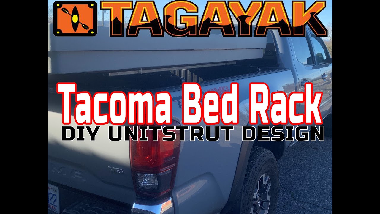 DIY BED RAILS/ ROOFTOP TENT RACK FOR TACOMA - YouTube