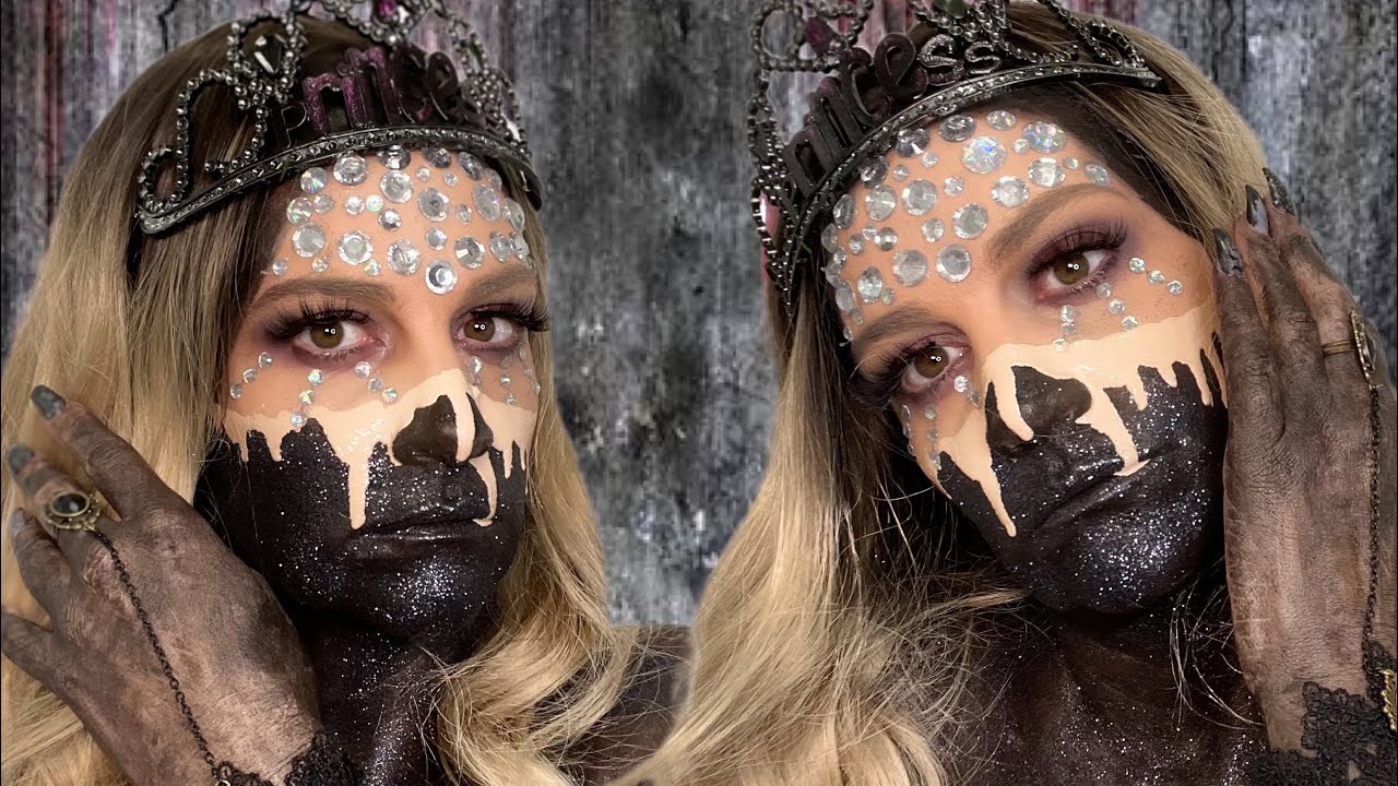 Darkness Prom Queen Makeup Tutorial | 2021 | 🎃 - YouTube