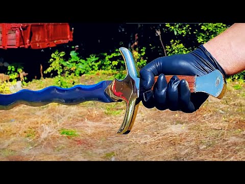 Forging a Zig Zag Sword