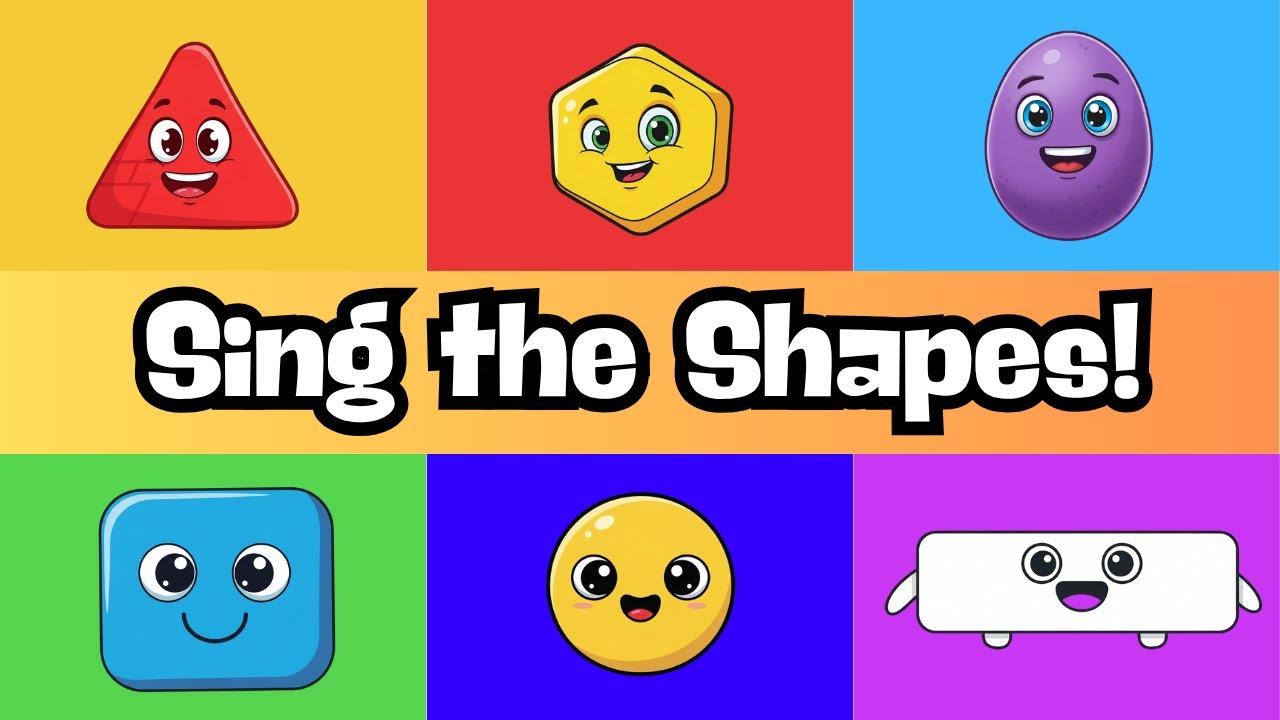 Let’s Talk About Shapes! | Original Kids Shapes Song | Preschool ...