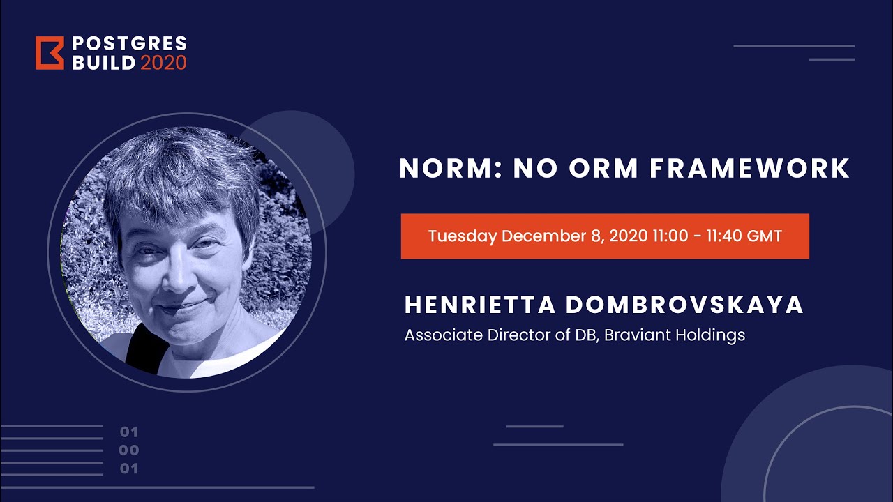 NORM: No ORM Framework - YouTube