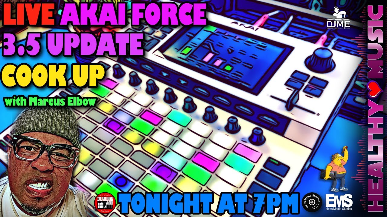 🔴 Live Q & A and Cook Up on the Akai Force 3.5 Update with Marcus Elbow ...