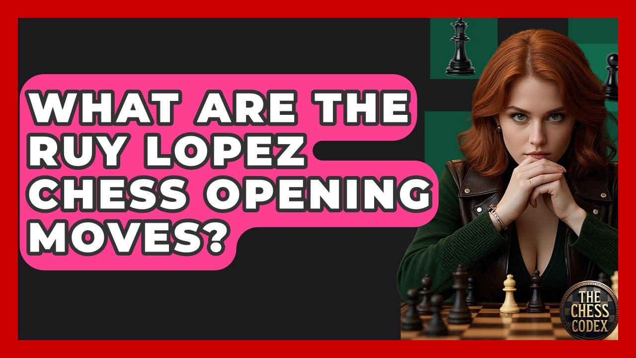 What Are The Ruy Lopez Chess Opening Moves? - The Chess Codex - YouTube