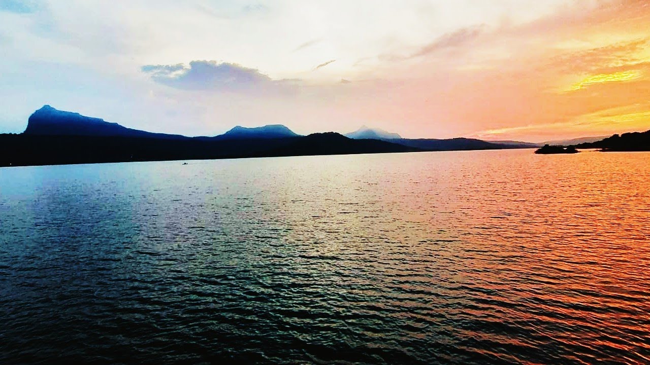 Amazing view of Pawana lake# Tungi fort from Pawana lake - YouTube