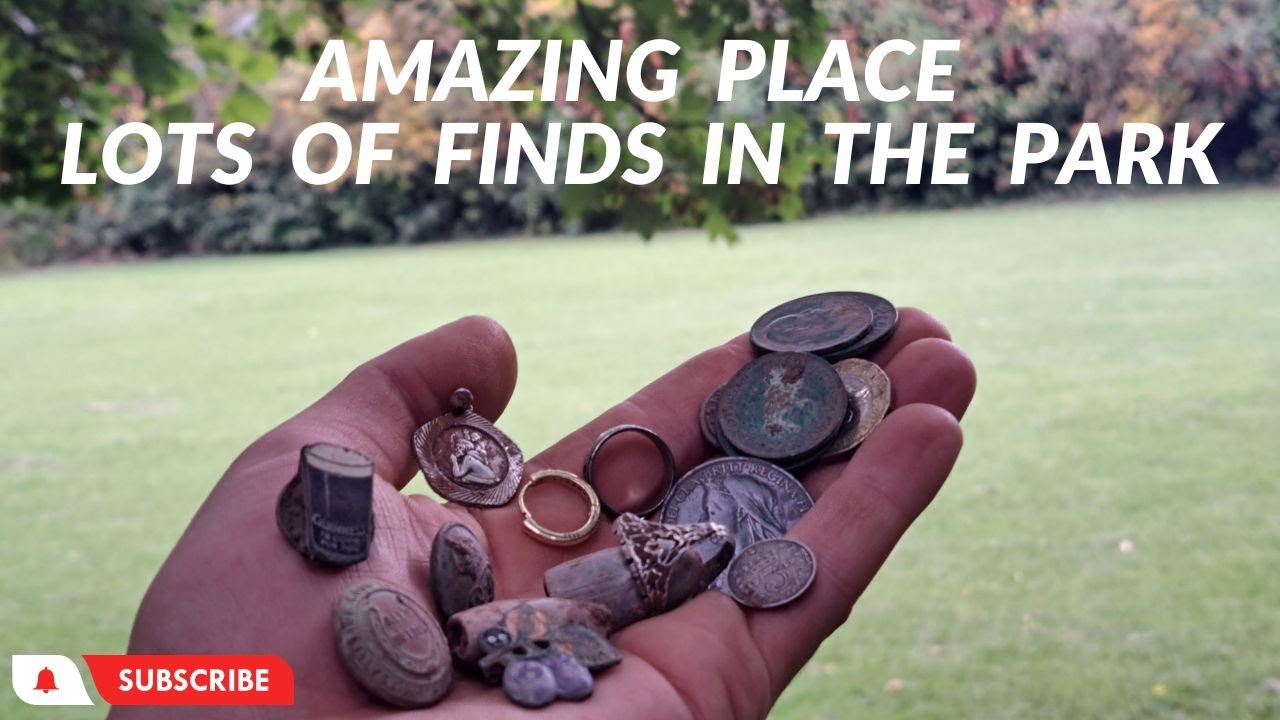 METAL DETECTOR IN THE PARK LOTS OF INTERESTING FINDS IN 4 HOURS ,BY ...
