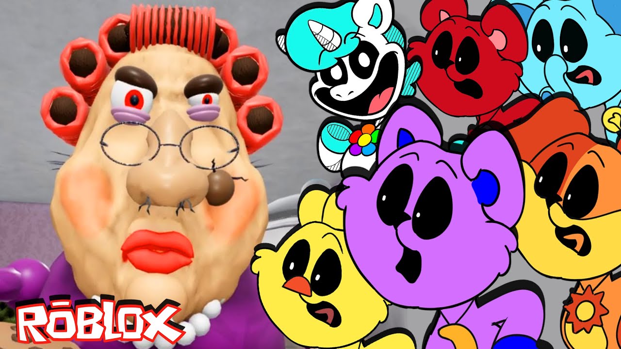 Smiling Critters ESCAPE EVIL GRANDMA in Roblox - YouTube