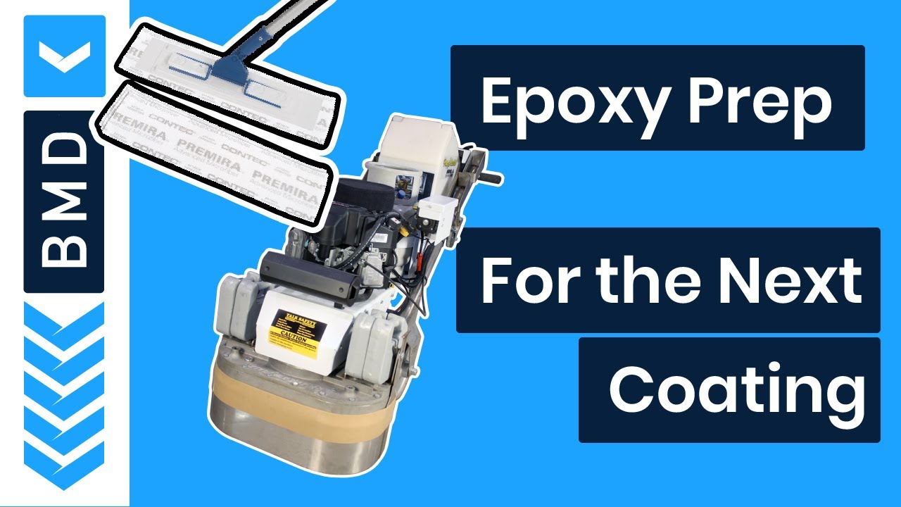 Epoxy prep for the next coating - YouTube