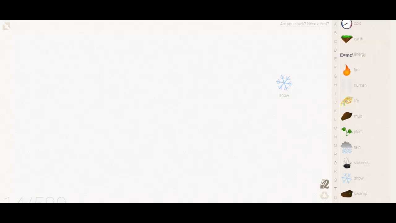 Little Alchemy - how to make snow tutorial - YouTube