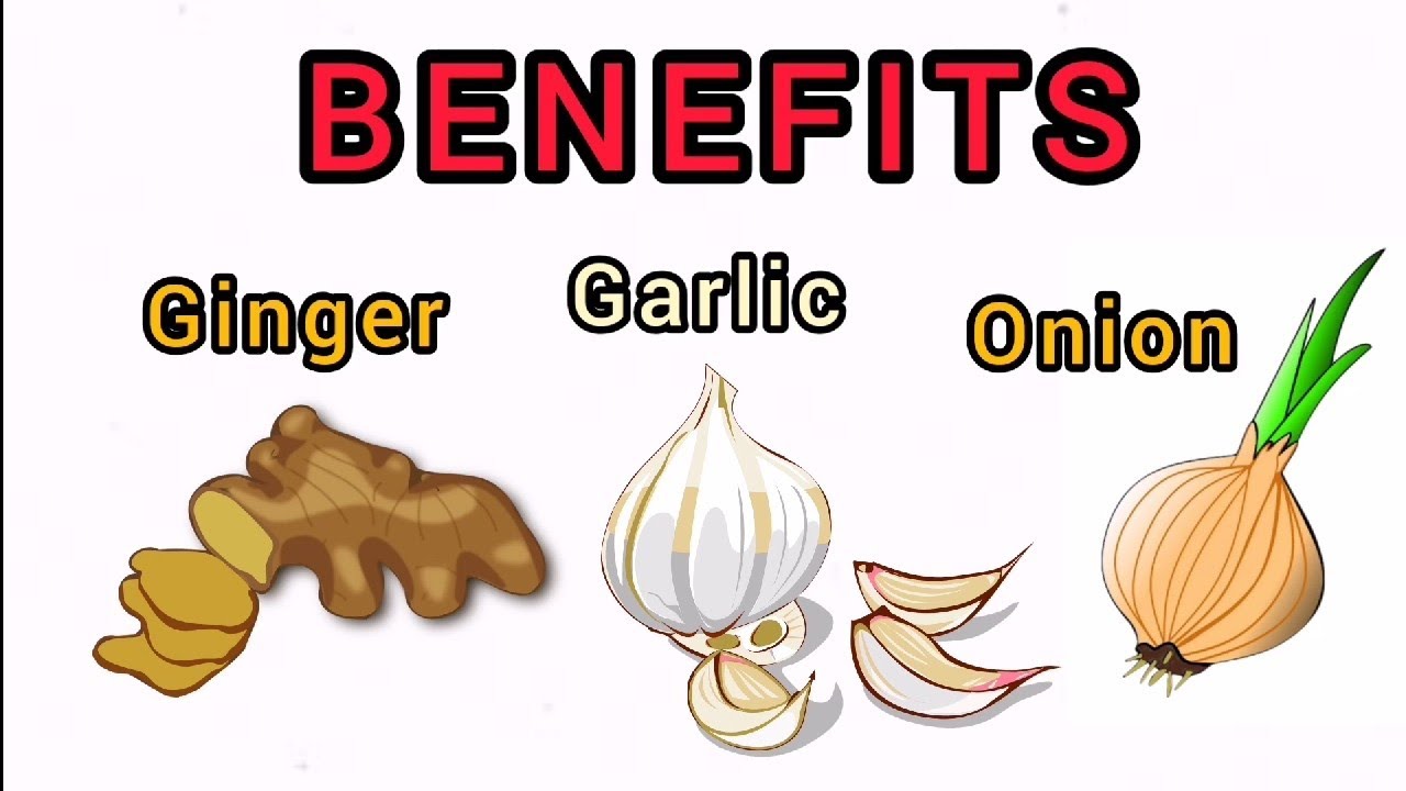 Mga Benepisyo sa Kalusugan ng Luya, Bawang at Sibuyas l HEALTH BENEFITS ...