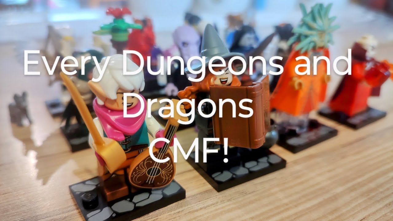 Every CMF from the Dungeons And Dragons series! Let's Build #lego - YouTube