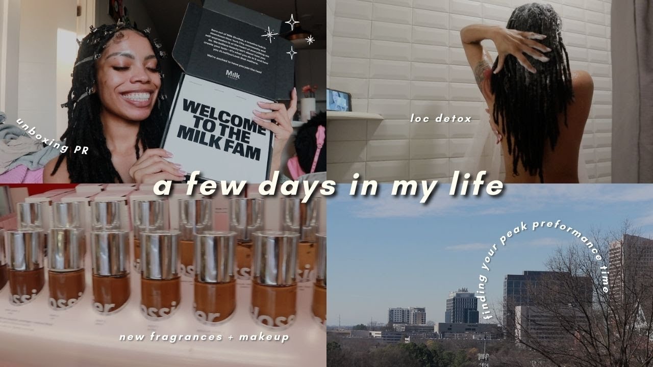 VLOG 🧖🏽‍♀️ relaxing loc detox, new fragrances, my macbook is broken ...