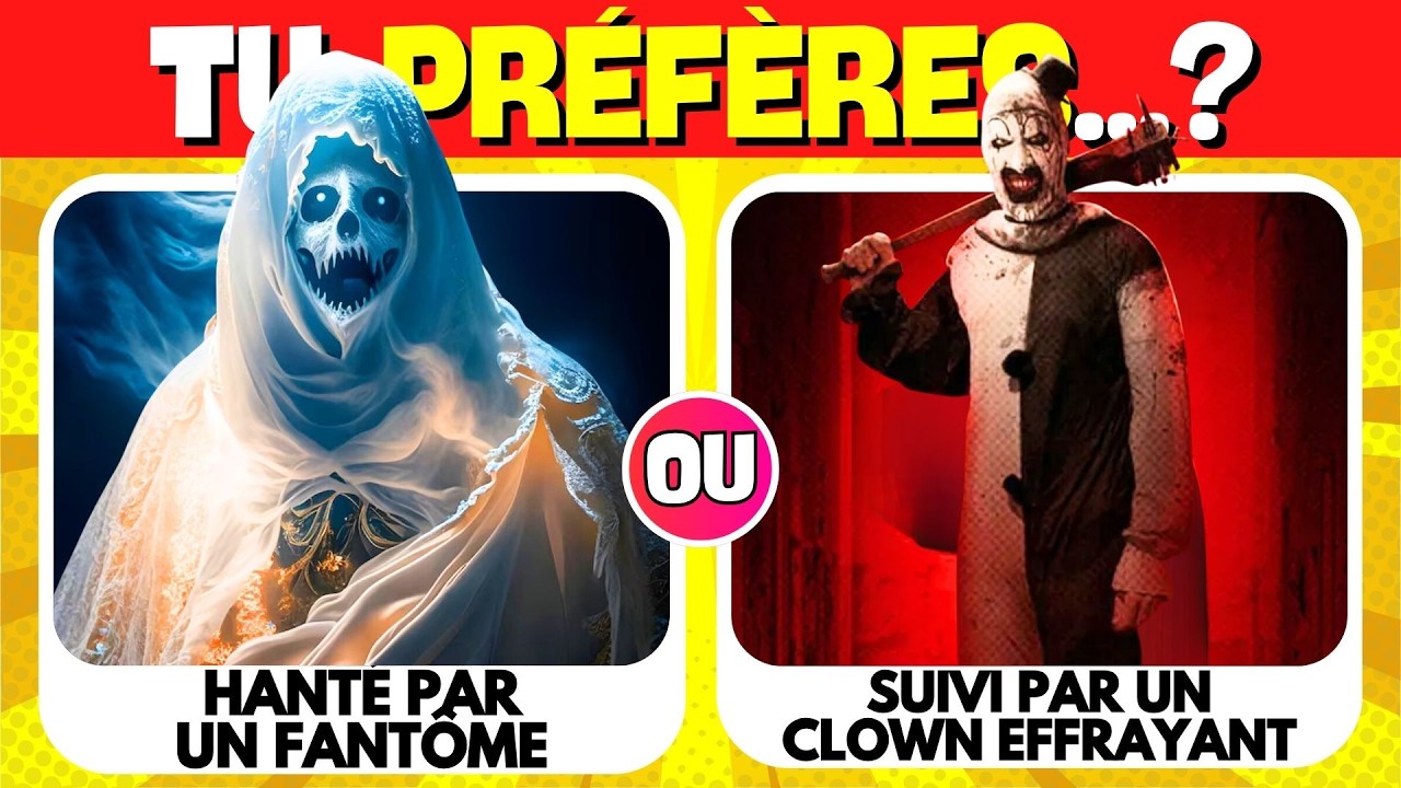 Tu Préfères...? Édition Des Choses Effrayantes 👻🎃😱 | QuizZapp - YouTube