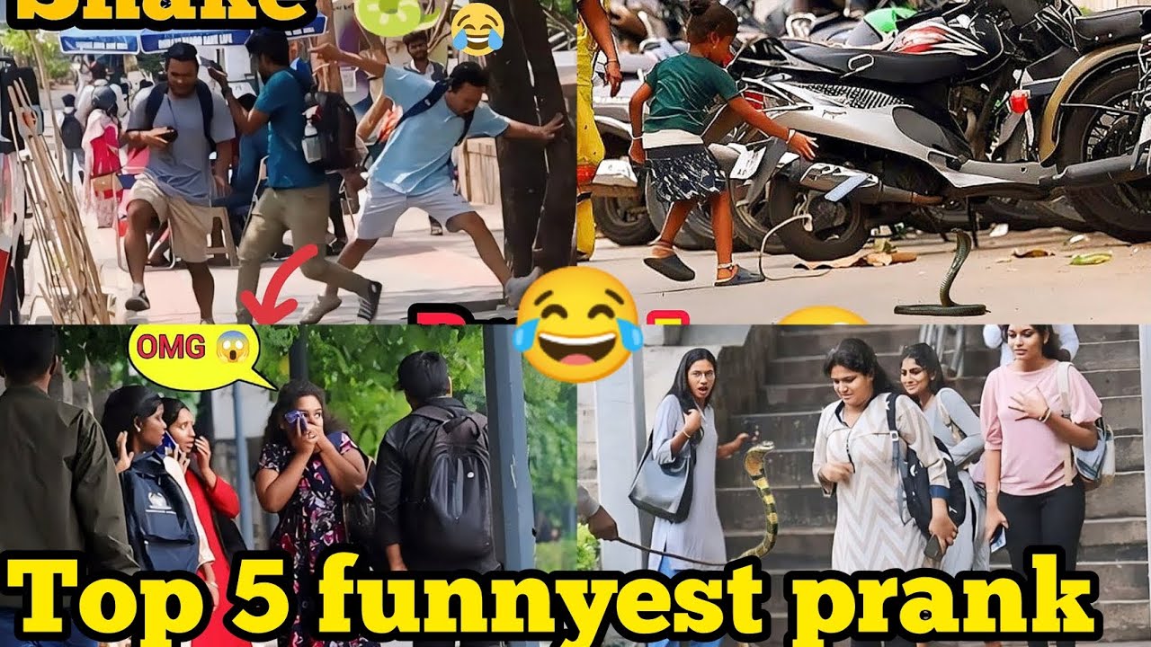 TOP 5 funnyest prank in India 😂||prank videos||@tharlenanmaga51 - YouTube