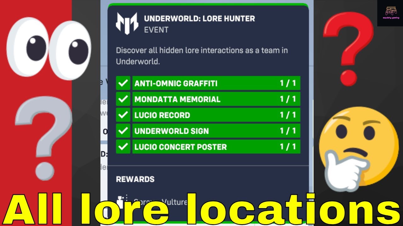 Overwatch 2 Underworld All Hidden Lore Spots - SquishyMain - YouTube