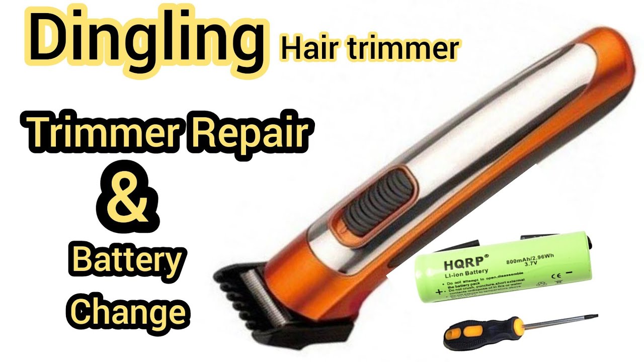 dingling hair trimmer repair | hair trimmer repair - YouTube