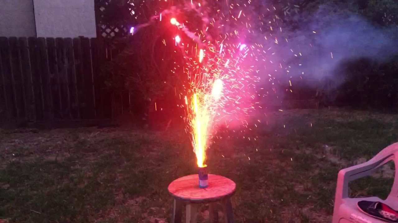 Dfs Cool fountain fireworks - YouTube