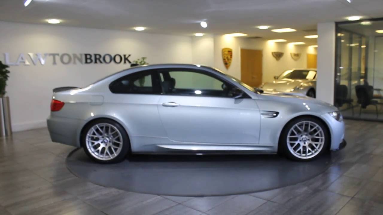 BMW M3 Coupe Silverstone with Black Lawton Brook - YouTube