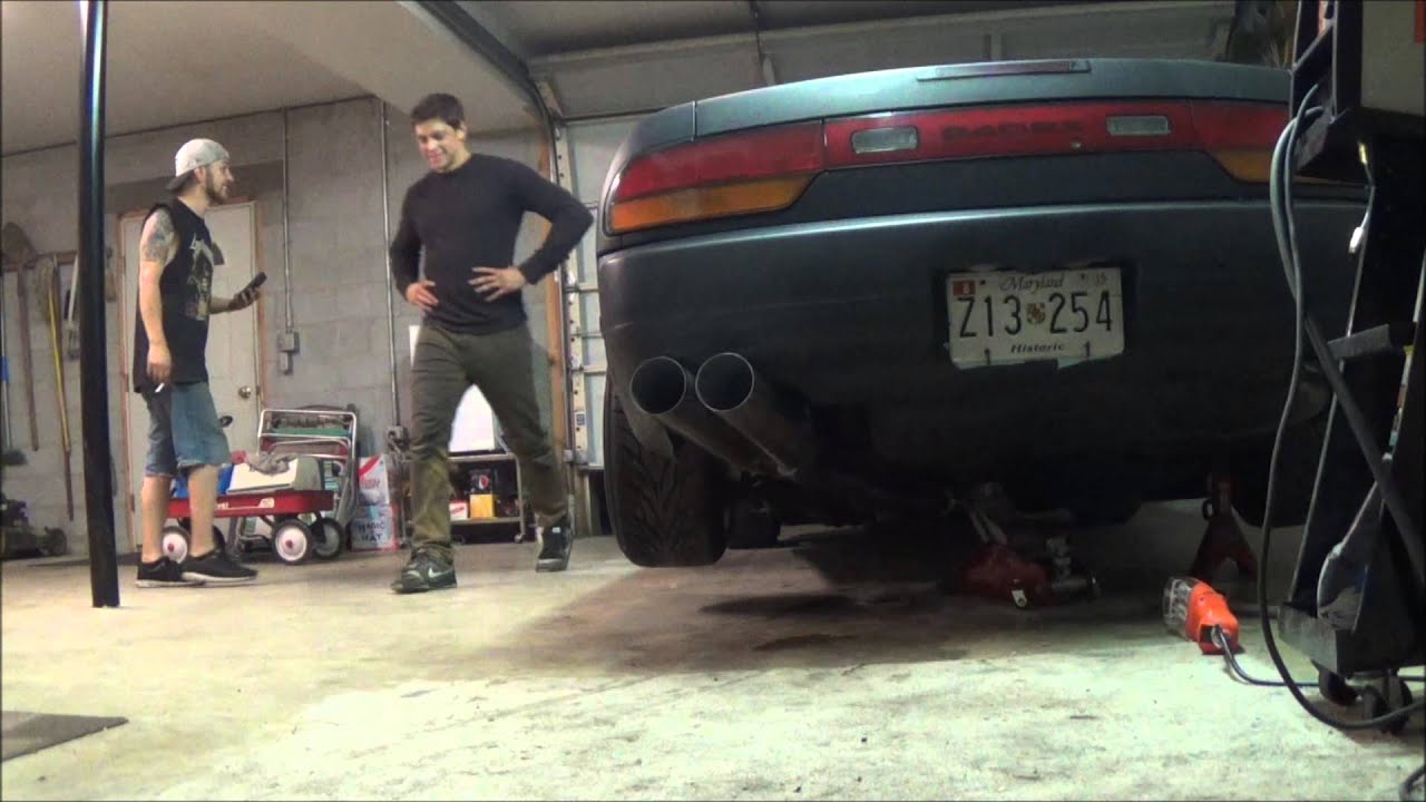 240sx Single Cam KA24E Turbo Blast Pipes - YouTube