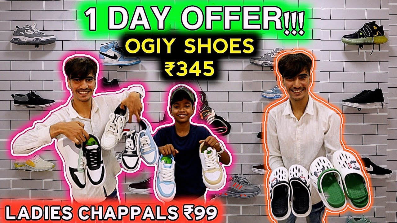 😳Ogiy Shoes ₹345 | Loafers ₹249 | Ladies Shoes ₹199 | Shoe King ...