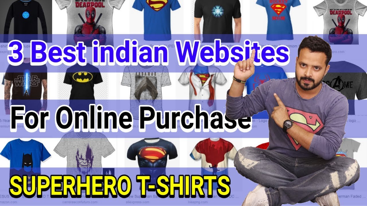 3 Best Indian Websites for Purchase online DC & Marvel Superheroes T ...