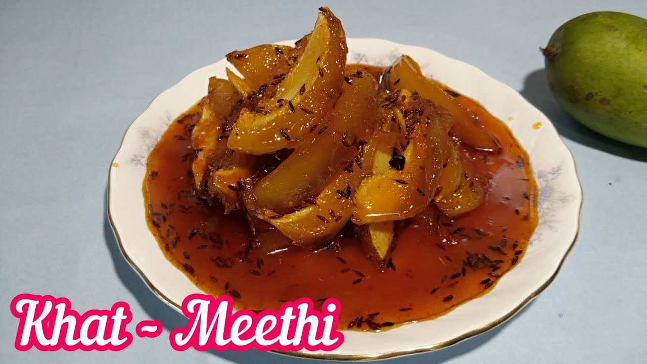 Mango Khat - Meethi recipe | खट मिट्टी | raw mango dish | sweet and ...