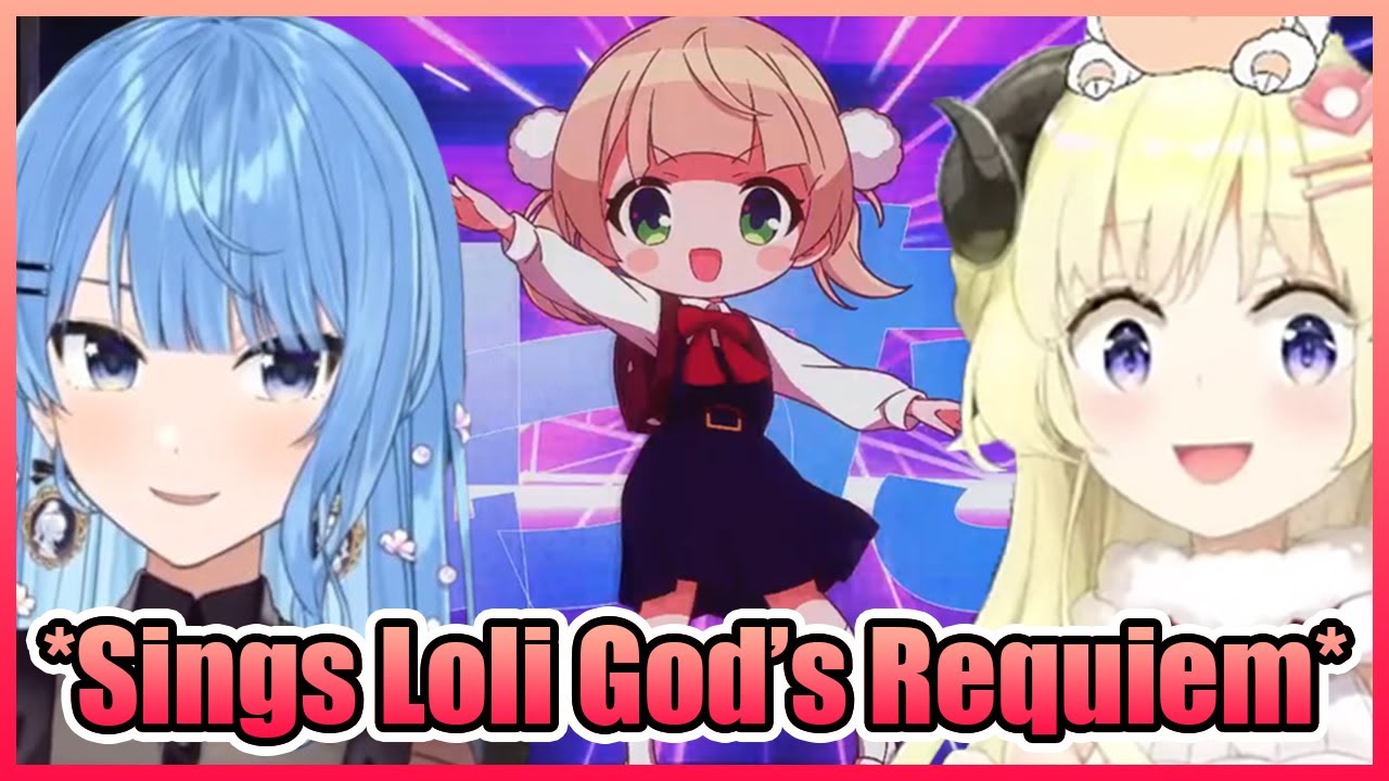 Watame and Suisei Singing Ui-Mama’s Loli God’s Requiem【Hololive】 - YouTube