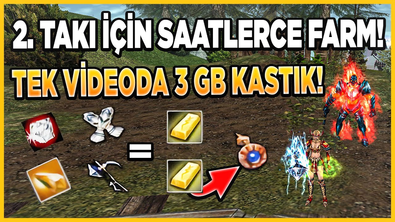 FARMI SAATLERCE 2. TAKI İÇİN ATTIM! TEK VİDEODA 3 GB KASTIK! Knight ...