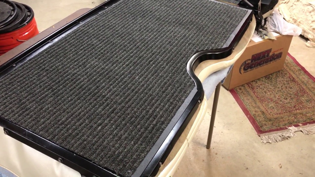 1968 Firebird fold down rear seat installation - YouTube