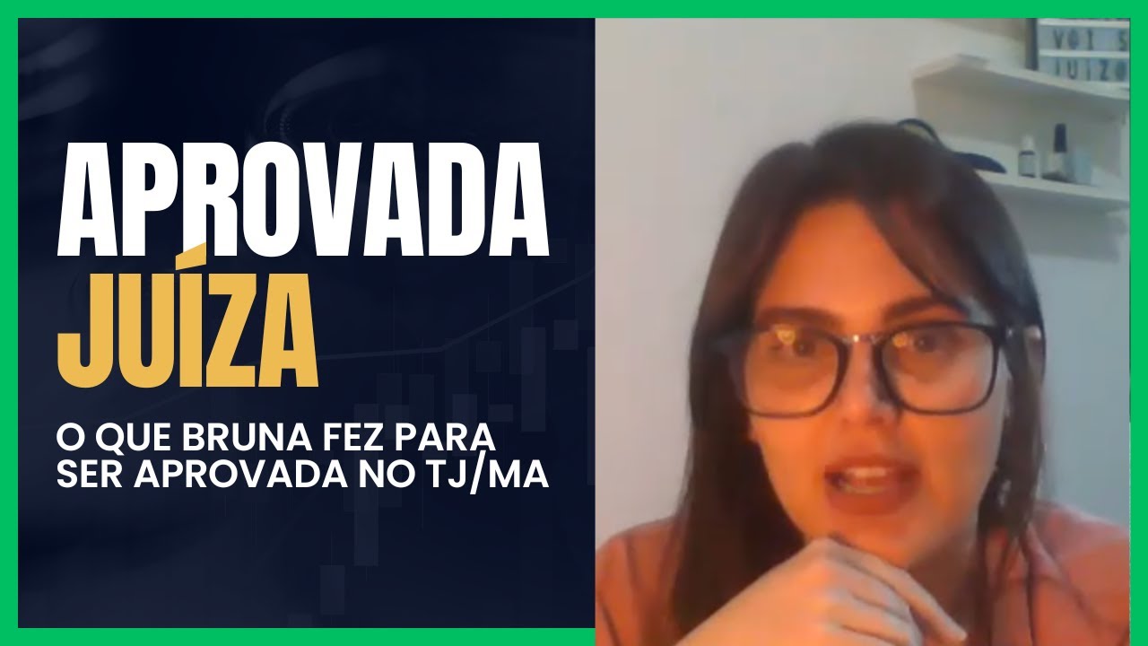 Como Bruna Oliveira foi Aprovada para Juíza no Maranhão - YouTube