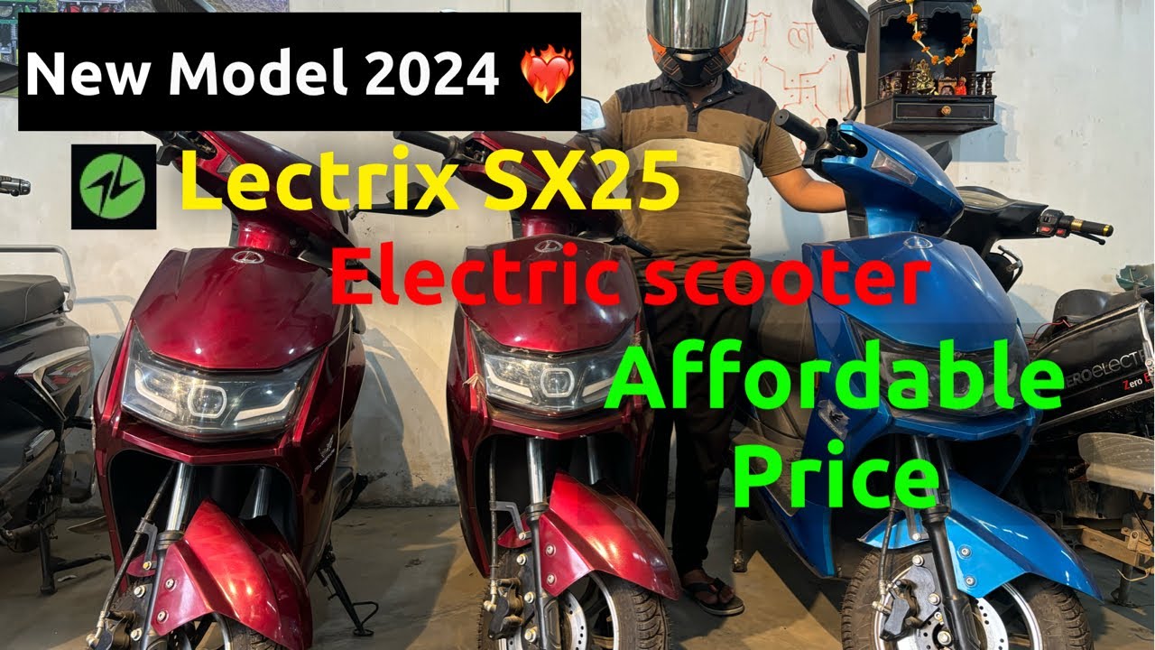 New Launch Lectrix SX25 ||ElectricScooter 2023 affordable price Specs ...