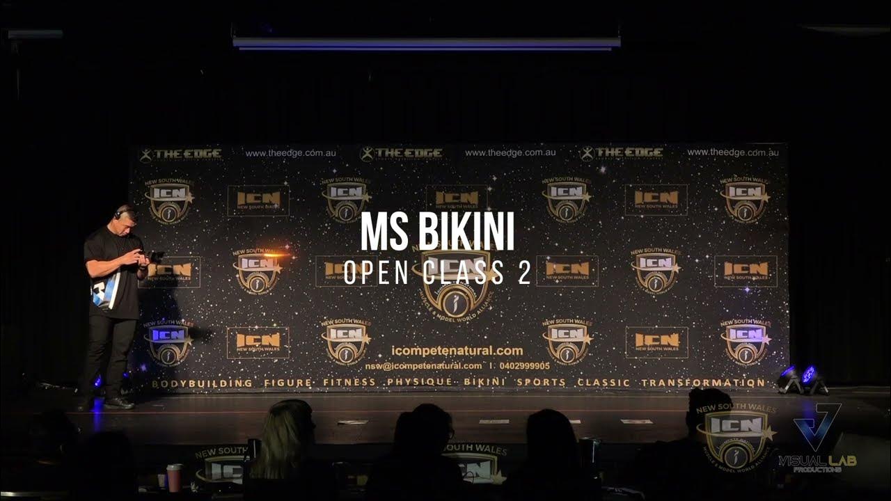 ICN North Coast Classic 2023 Ms Bikini Open Class 2 - YouTube