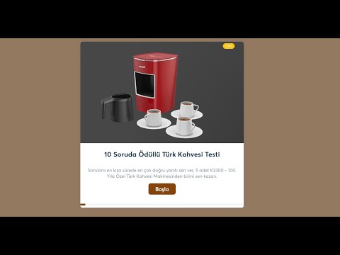 Arçelik - Dünya Kahve Günü Trivia
