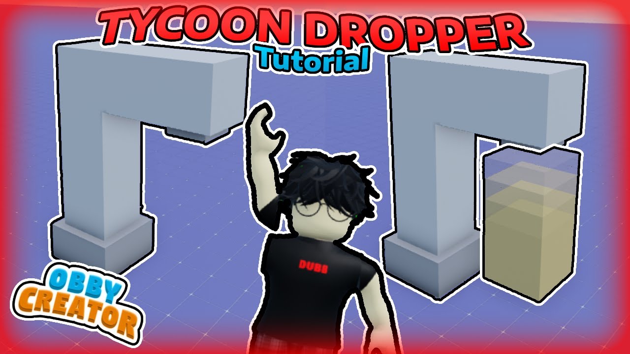 How to make a TYCOON DROPPER | Obby Creator tutorial - YouTube