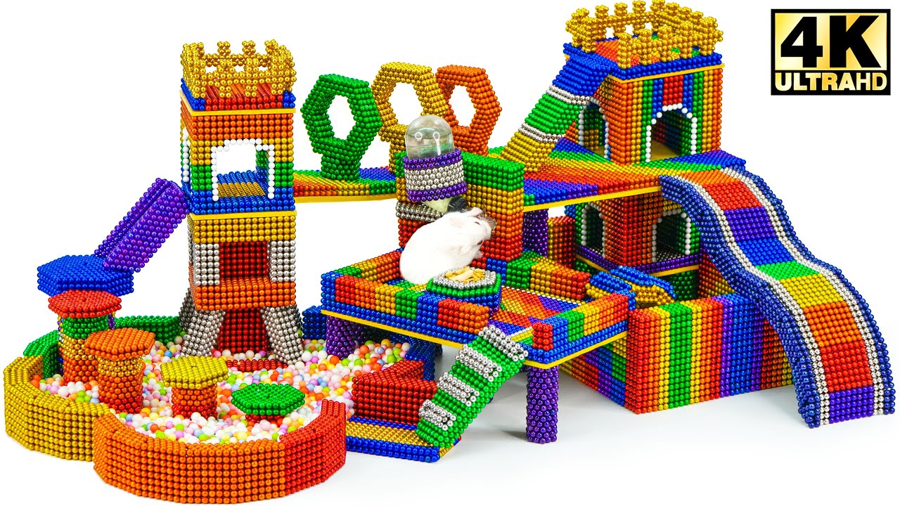 How To Make Wonderful Playground for Hamster from Magnetic Balls ...