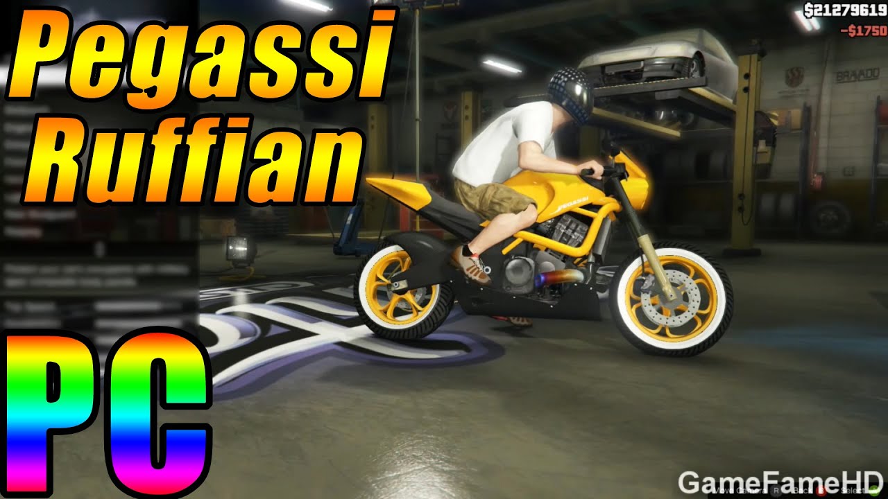 GTA 5 PC - PEGASSI RUFFIAN [Customization Guide & Speed Test] Fully ...