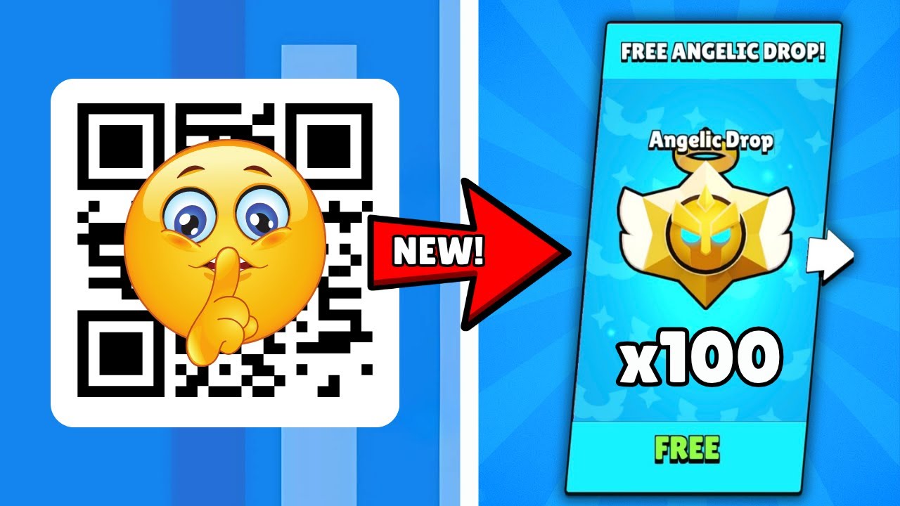 FREE x100 ANGELIC DROPS! 🎁 | BRAWL STARS QR CODES & GIFTS - YouTube