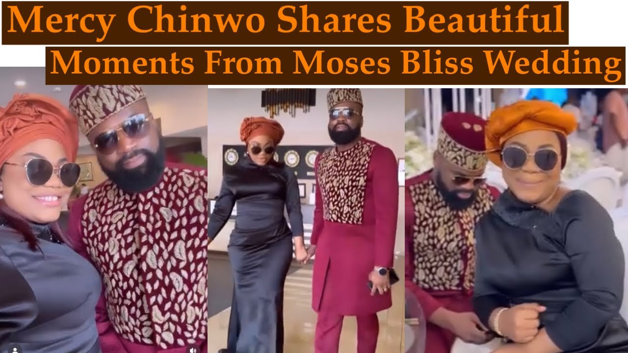 MERCY CHINWO Shares Beautiful Moments From MOSES BLISS & MARIE’s White ...