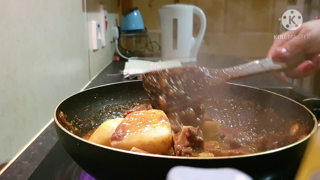 how to make patato pumpkin mutton curry - YouTube