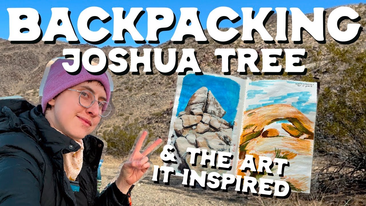 🎒I survived my first backpacking trip and filled half my sketchbook ...