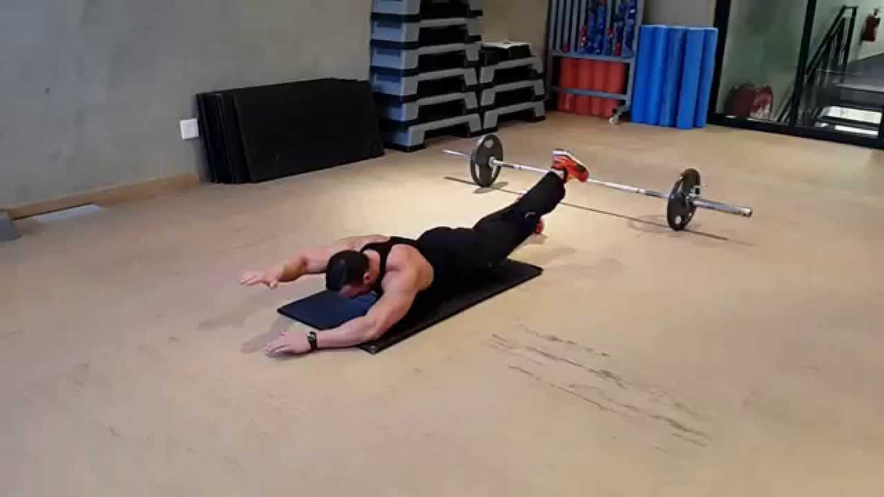 Alt arm & leg raises - YouTube