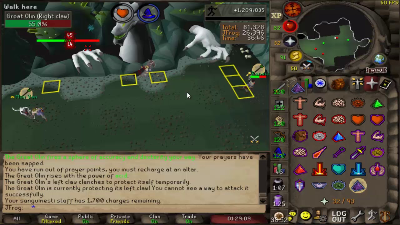 my current osrs cm raid best time - YouTube